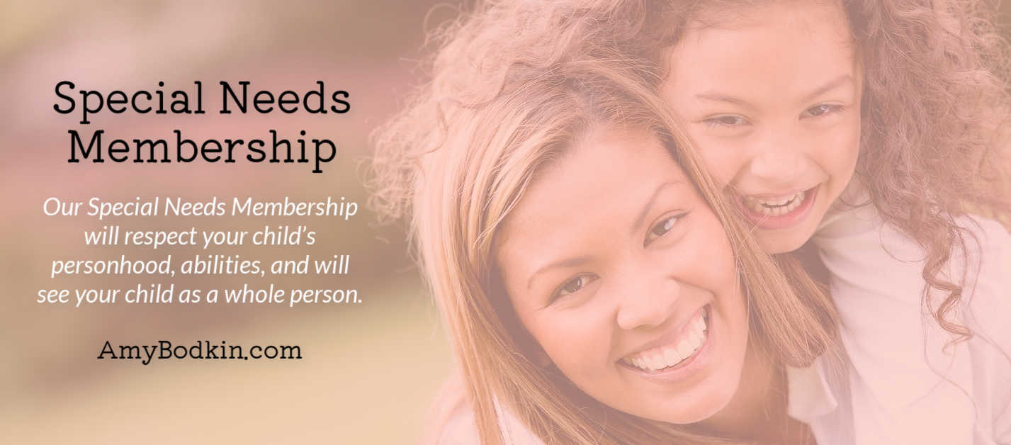 Special Needs Membership - Amy Bodkin Consulting