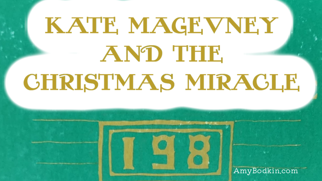 Kids Book Club: "Kate Magevney and the Christmas Miracle" by Susan ...